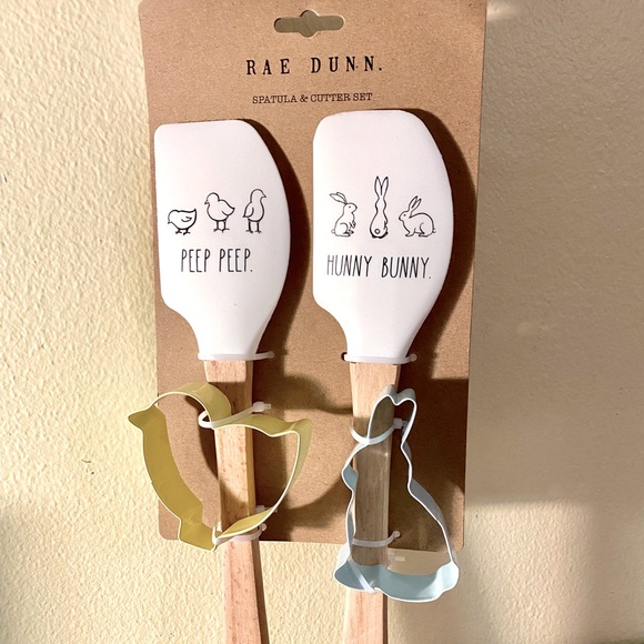 Rae Dunn | Other | Final Price Rae Dunn Easter Rubber Spatula Cookie ...